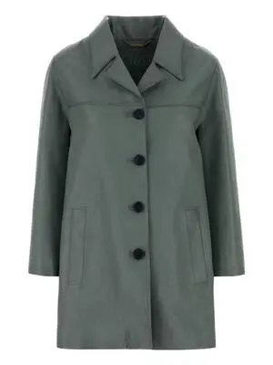 Chloé Lamb Leather Jacket - Light Blue