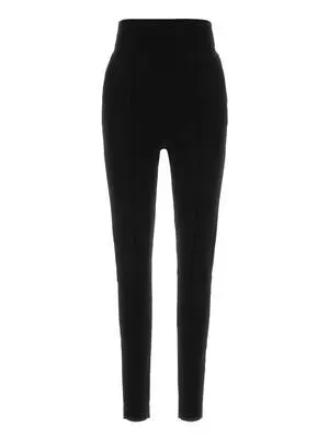 Chloé Viscose-blend Second-skin Leggings - Black