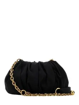 Chloé Plissé Shoulder Handbag - Black