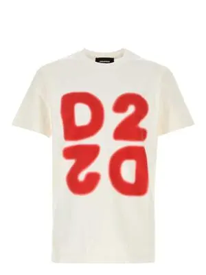 Dsquared2 Cotton Crewneck T-shirt - White