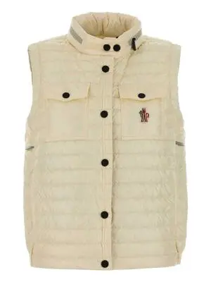 Moncler Nylon Down Jacket With Gumiane Quilting - Yellow