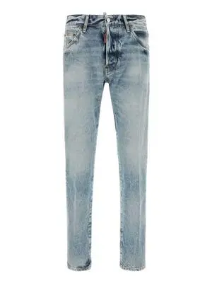 Dsquared2 Cotton Denim Jeans - Light Blue