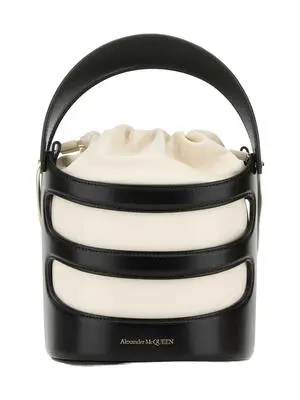 Alexander McQueen Two-tone Leather Bucket Handbag - Multicoloured