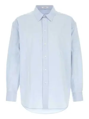 THE ROW Granada Poplin Shirt - Light Blue