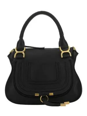 Chloé Chloé Marcie Mini Leather Handbag Black