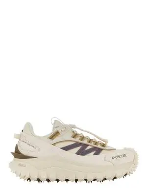 Moncler Trailgrip Fabric Sneakers - White