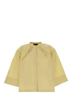 Soeur Oversized Cotton-blend Shirt - Green