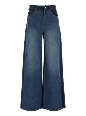 CAMILLA AND MARC CAMILLA AND MARC Palma Wide-Leg Panelled Denim Jeans