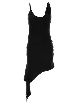 COURREGES Polyester Mini Dress - Black