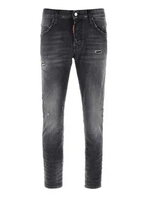 Dsquared2 Stretch Denim Skater Jeans - Grey
