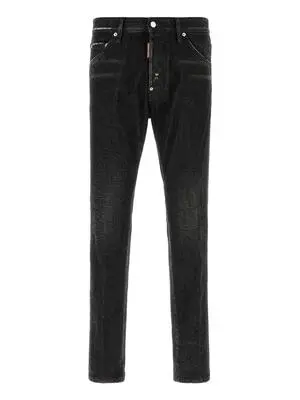 Dsquared2 Teddy Finish Denim Jeans - Black