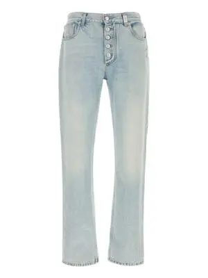 Alexander McQueen Classic Denim Jeans - Light Blue
