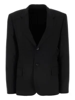 BALENCIAGA BALENCIAGA Single-Breasted Wool Blazer