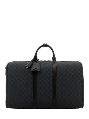 Gucci Gg Supreme Fabric Travel Handbag 52 Cm X 33 Cm X 28 Cm With Crossbody Strap - Printed