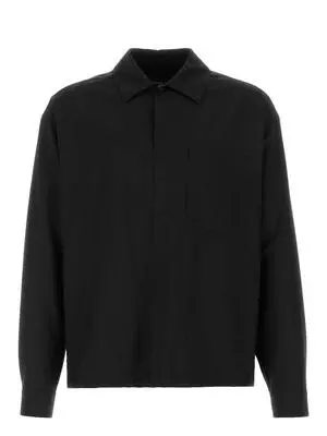 Herno Twill Shirt For - Black