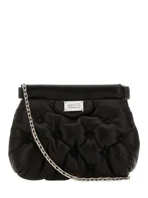 MAISON MARGIELA Mini Glam Slam Classique Nappa Leather Crossbody Bag - Black