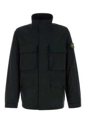 Stone Island Technical Polyester Jacket - Black