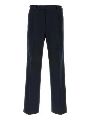 PT TORINO Tapered Cotton-wool Pants - Blue