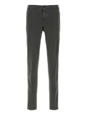 PT TORINO PT TORINO Stretch Cotton Tailored Trousers Grey