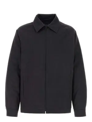 THE ROW The Row Cotton-Cashmere Stretch Tailored Jacket Black