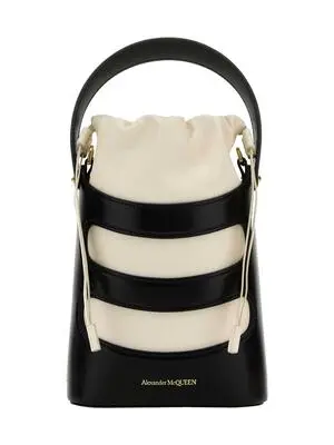Alexander McQueen Alexander McQueen Two-Tone Mini Bucket Handbag Multicoloured