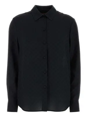 Gucci GUCCI Silk Crepe Shirt Black