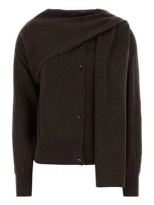 FERRAGAMO Cashmere Cardigan - Brown