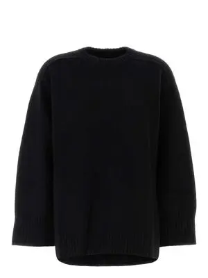 Loulou De Saison Oversize Wool-cashmere Sweater - Black