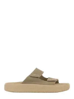 VEJA VEJA Suede Slip-On Sandals Grey