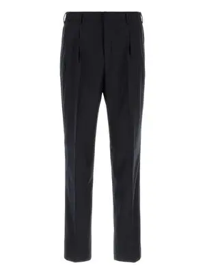 PT TORINO Stretch Wool Tailored Dress Pants - Blue