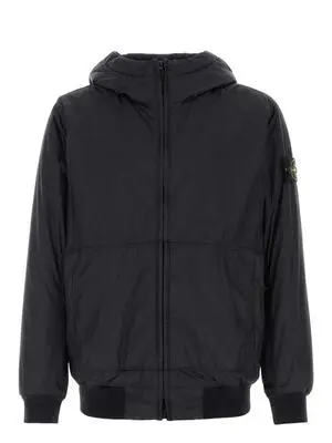 Stone Island Inspired Nylon Jacket For - Blue