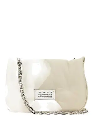 MAISON MARGIELA Small Glam Slam Flap Crossbody Handbag - Grey