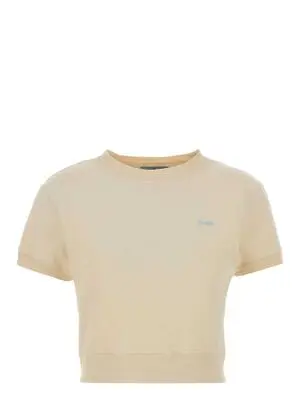 Prada Cotton Crewneck T-shirt - Yellow