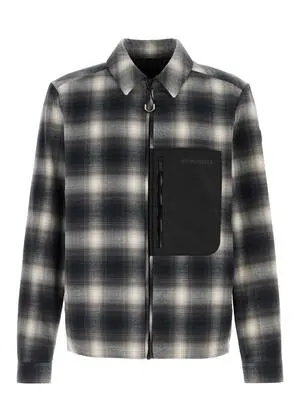 MONCLER Moncler Checked Cotton & Nylon Down Jacket