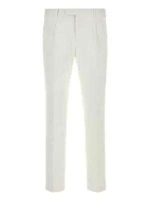 PT TORINO Cotton Stretch Chino Pants - White