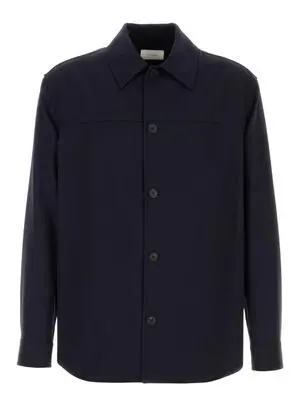 THE ROW Midnight Wool Shirt - Blue