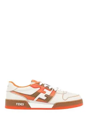 Fendi Match Leather Sneakers - Multicoloured