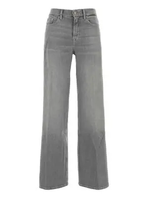 Seven For All Mankind Lotta Stretch Denim Jeans - Grey