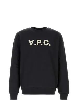 A.p.c. A. P.C. Stretch Cotton Sweatshirt Black