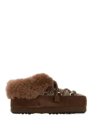 Moon Boot Fabric Ankle Boots With Evx Styling - Brown