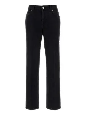 Seven For All Mankind Stretch Denim Jeans - Black