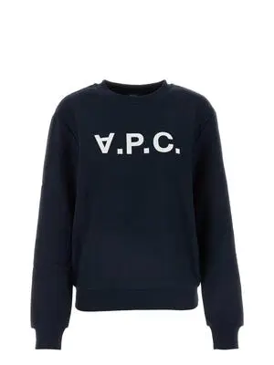 A.p.c. A.P.C. Logo Sweatshirt Blue