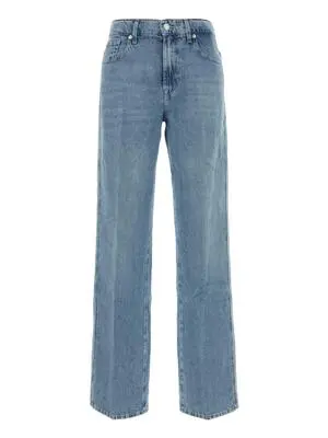 Seven For All Mankind Denim Stove Pipe Jeans - Blue