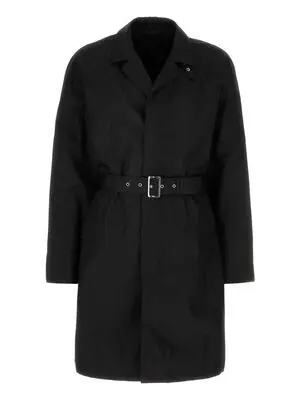 Prada Re-nylon Trench Jacket - Black