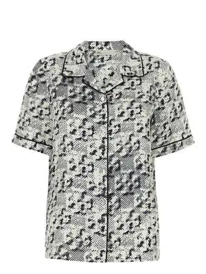 Tory Burch Tory Burch Printed Silk Shirt Printed