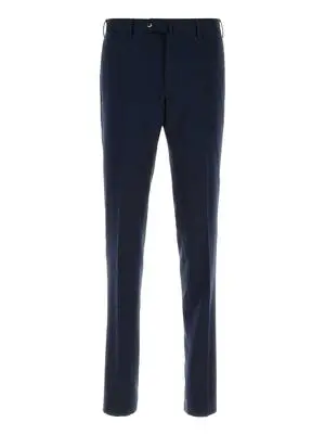 PT TORINO Cotton-silk Blend Pants For - Blue