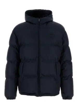 PRADA PRADA Re-Nylon Down Jacket With Hood