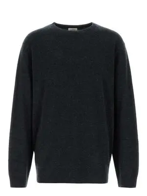 Le Kasha Organic Cashmere Crewneck Sweater - Grey