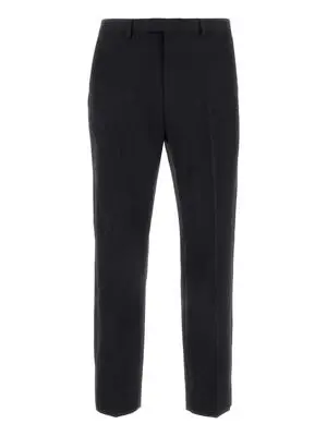 Gucci 100% Wool Tailored Trousers - Grey