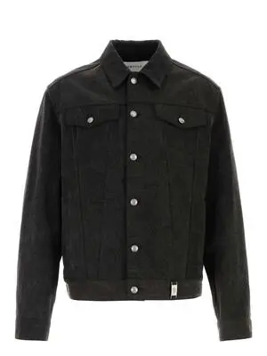 Alexander McQueen Denim Trucker Jacket - Black